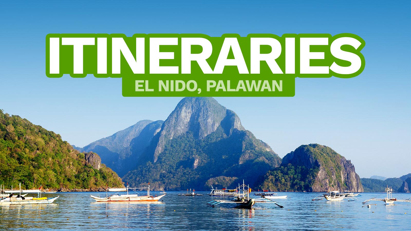 EL NIDO: SAMPLE ITINERARIES AND BUDGET — Palawan Island